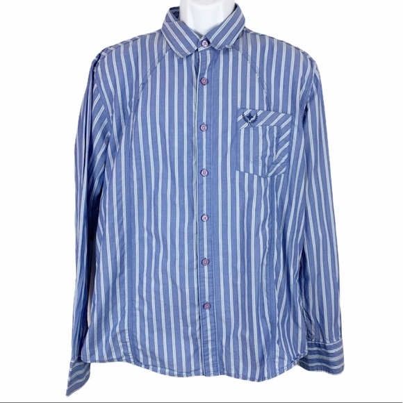 7 Diamonds | Shirts | 7 Diamonds Button Down Shirt Men Extra Large Blue ...